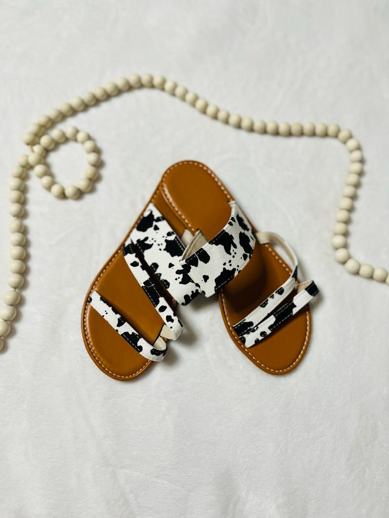 Cow Print Sandals – Georgia Lane Consignment